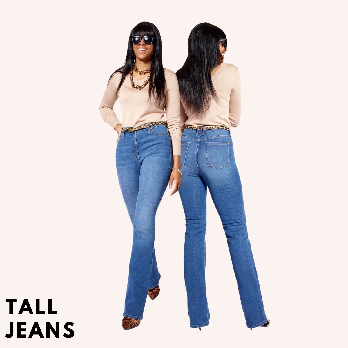 Tall Womenswear | Tall Jeans | Tall Bootcut Jeans | TallMoi
